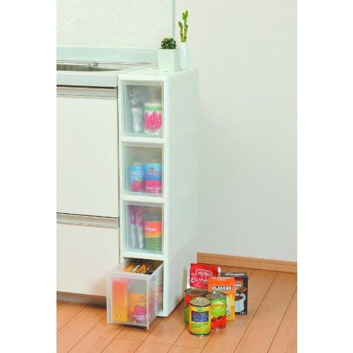 JEJアステージ(JEJ Astage) JEJ スリムストッカー リセ M4段 1個組 ホワイト 1020527 : E Selection - 通販 - Yahoo!ショッピング