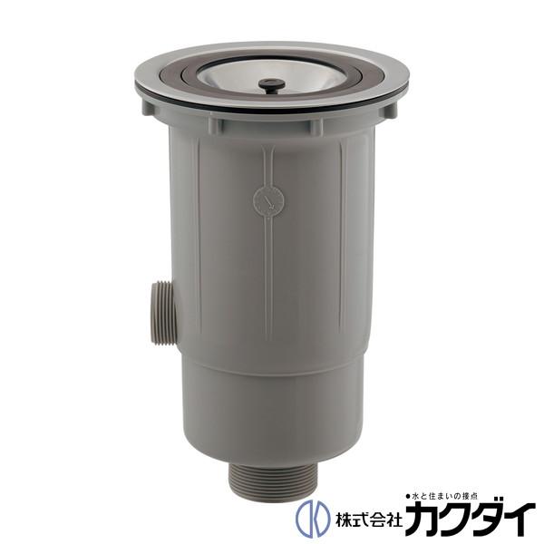カクダイ KAKUDAI 452-522 流し台トラップ 横穴つき : 施主のミカタ Yahoo!店 - 通販 - Yahoo!ショッピング