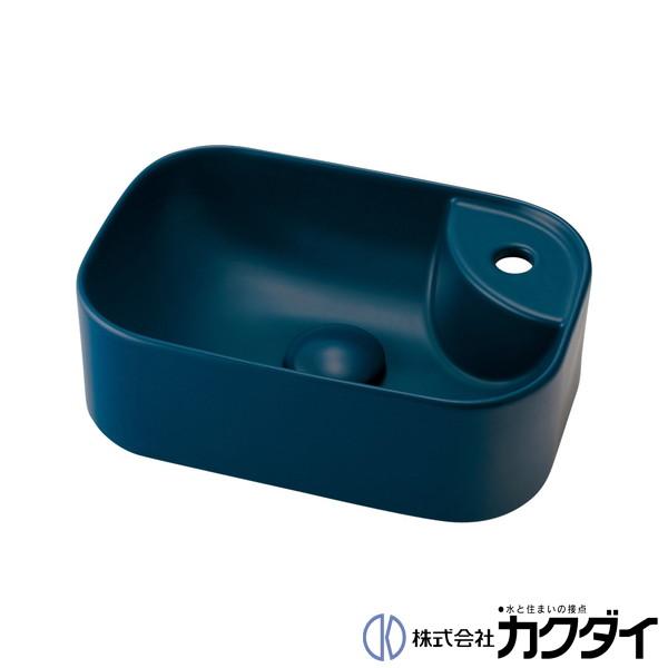 カクダイ KAKUDAI 角型手洗器 マットネイビー 陶器製 493-273-B : 施主のミカタ Yahoo!店 - 通販 - Yahoo!ショッピング