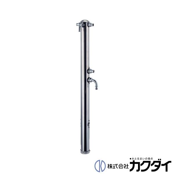 カクダイ KAKUDAI 共用ステンレス双口混合栓柱 二口 混合水栓 624-214 水栓柱 蛇口 : 施主のミカタ Yahoo!店 - 通販 - Yahoo!ショッピング
