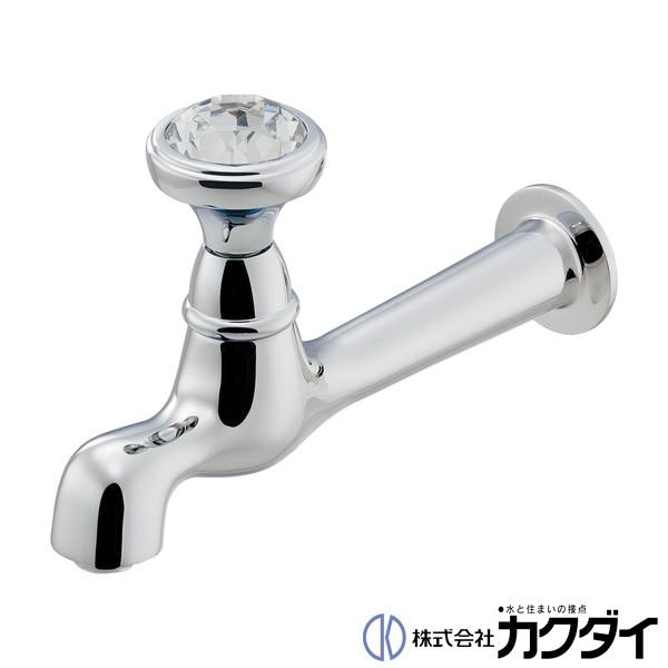 カクダイ KAKUDAI 702-430B-CH 横水栓 ロング 蛇口 : 施主のミカタ Yahoo!店 - 通販 - Yahoo!ショッピング