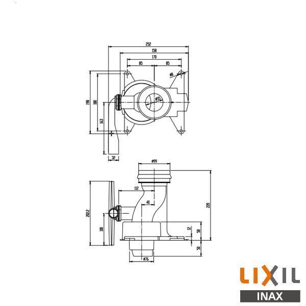 INAX LIXIL CF-S30SGYN(120)-SET 排水ソケット トイレ 排水心120mm用 リクシル : 施主のミカタ Yahoo!店 - 通販 - Yahoo!ショッピング