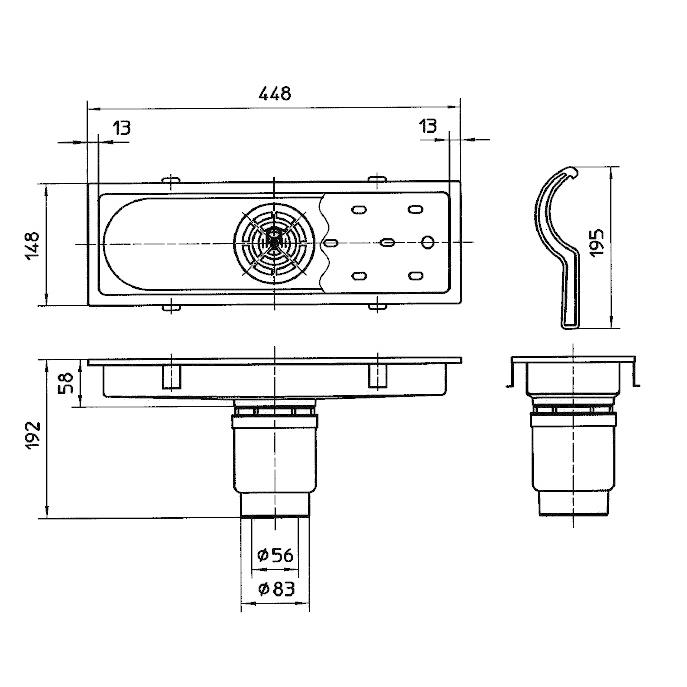 三栄水栓 H905-450 浴室排水ユニット :H905-450:施主のミカタ Yahoo!店 - 通販 - Yahoo!ショッピング