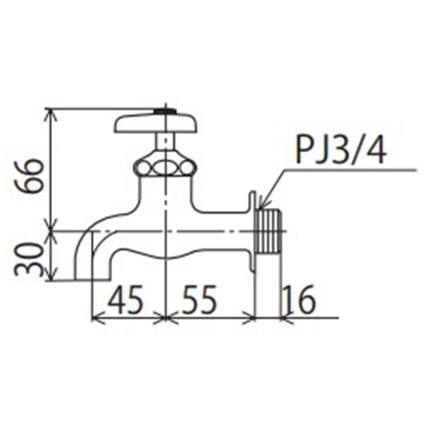 KVK K1-20 横水栓20 蛇口 : 施主のミカタ Yahoo!店 - 通販 - Yahoo!ショッピング