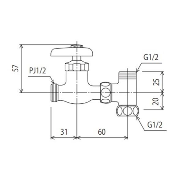 KVK K19NU4 分岐水栓 研磨なし : 施主のミカタ Yahoo!店 - 通販 - Yahoo!ショッピング