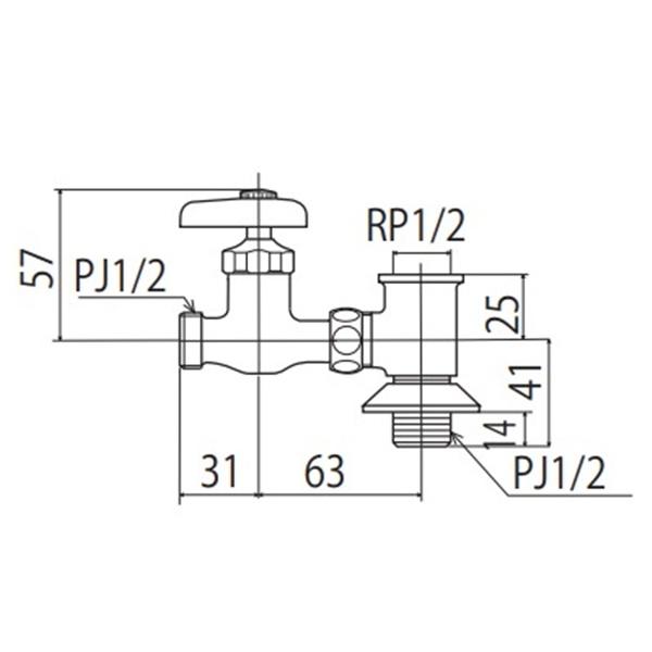 KVK 在庫あり K19U4 分岐水栓 ユニオンナットなし : 施主のミカタ Yahoo!店 - 通販 - Yahoo!ショッピング