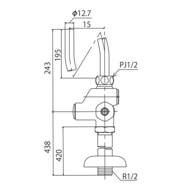 KVK K30YAKN ストレート形止水栓 ストレーナ付 : 施主のミカタ Yahoo!店 - 通販 - Yahoo!ショッピング