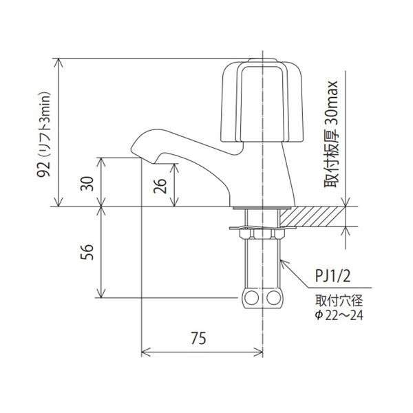 KVK K5ED 立水栓 蛇口 : 施主のミカタ Yahoo!店 - 通販 - Yahoo!ショッピング