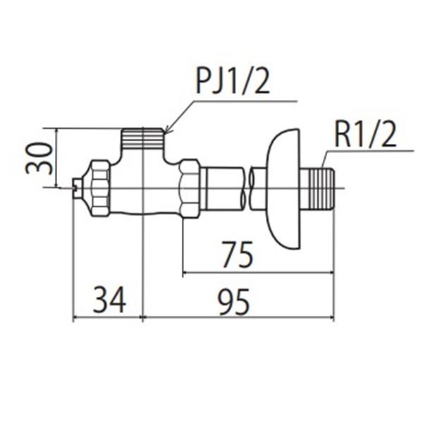 KVK K6AP2 アングル形止水栓 ドライバー式 : 施主のミカタ Yahoo!店 - 通販 - Yahoo!ショッピング