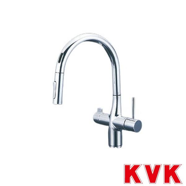 KVK KM6091SCECHS ビルトイン浄水器用シングルシャワー付混合栓 センサー付 eレバー 撥水 混合水栓 蛇口 : 施主のミカタ Yahoo!店 - 通販 - Yahoo!ショッピング