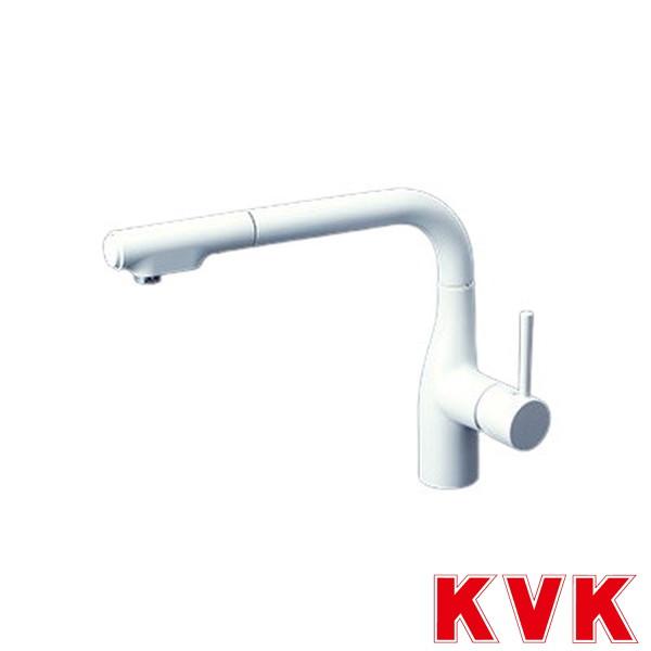 KVK KM6101VECM4 シングルシャワー付混合栓 eレバー 回転規制 マットホワイト 混合水栓 蛇口 : km6101vecm4 : 施主のミカタ Yahoo!店 - 通販 ...