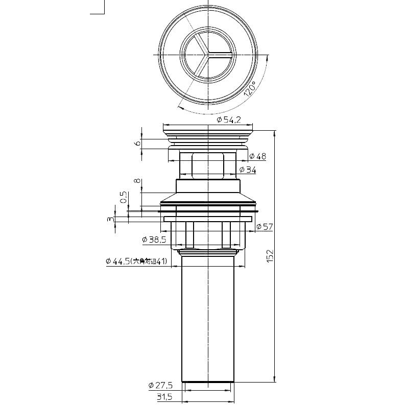 三栄水栓 SANEI PH778-X-32 横穴排水栓 : 施主のミカタ Yahoo!店 - 通販 - Yahoo!ショッピング