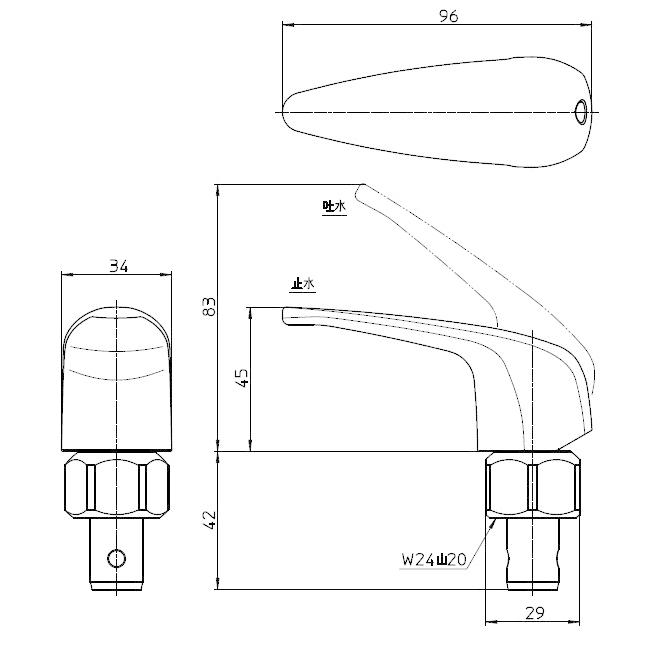 在庫あり 三栄水栓 SANEI PR171-13 シングルレバー単水栓上部 :PR171-13:施主のミカタ Yahoo!店 - 通販 - Yahoo!ショッピング