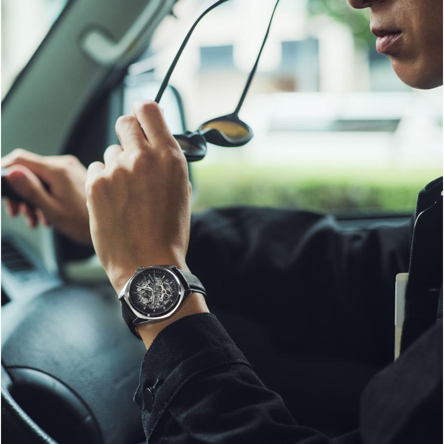 BULOVA（ブローバ） 腕時計 メンズ 自動巻き クラシック サーベイヤー フルスケルトンダイヤル 96A310 国内正規品 メーカー3年間 ...