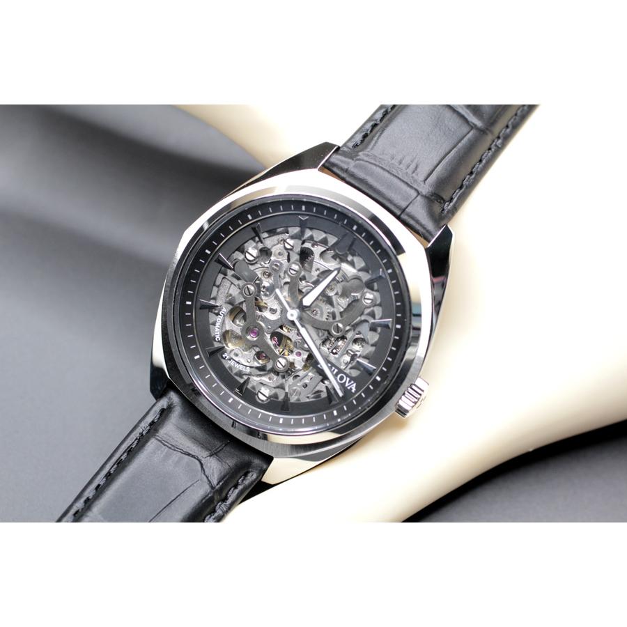 BULOVA（ブローバ） 腕時計 メンズ 自動巻き クラシック サーベイヤー フルスケルトンダイヤル 96A310 国内正規品 メーカー3年間 ...
