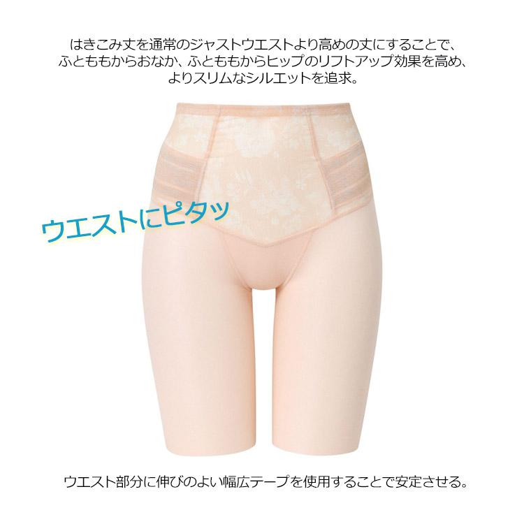 SUHADA ワコール 肌リフト シアー ロングガードル ガードルショーツ セミハイウエスト 58-76 : アイム下着屋 - 通販 - Yahoo!ショッピング