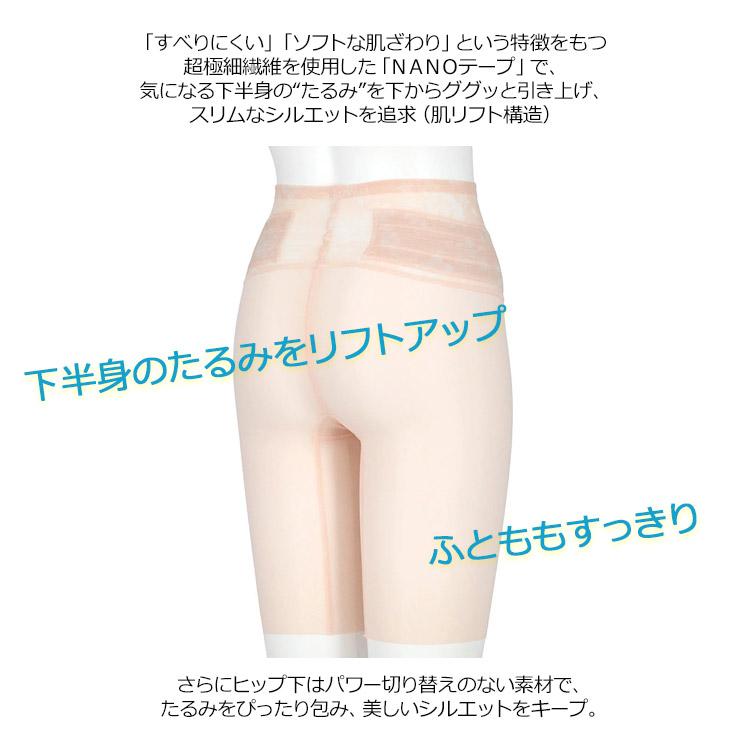 SUHADA ワコール 肌リフト シアー ロングガードル ガードルショーツ セミハイウエスト 58-76 : アイム下着屋 - 通販 - Yahoo!ショッピング