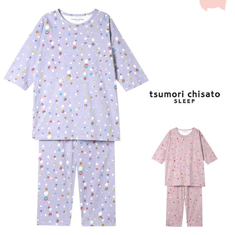 tsumori chisato SLEEP LLサイズ ツモリチサト パジャマ 綿100％ かわいい 7分袖 かぶり ネコ ワコール ブランド : アイム下着屋 - 通販 - Yahoo!ショッピング
