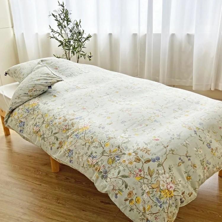 ロマンス小杉 掛け布団カバー シングル 綿100％ サテン 日本製 150×210cm 2840-8602 布団カバー グリーン グレー から選択 キルバーンコレクション 40サテン : 西川 ...