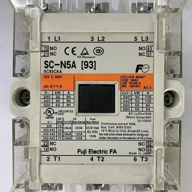 富士電機 電磁接触器 SC-N5A コイル電圧100V : e-Spares.jp - 通販 - Yahoo!ショッピング