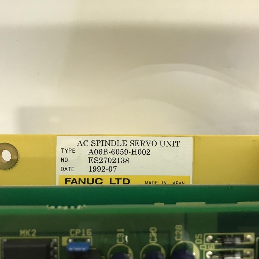 FANUC ACスピンドルサーボユニット A06B-6059-H002 : e-Spares.jp - 通販 - Yahoo!ショッピング