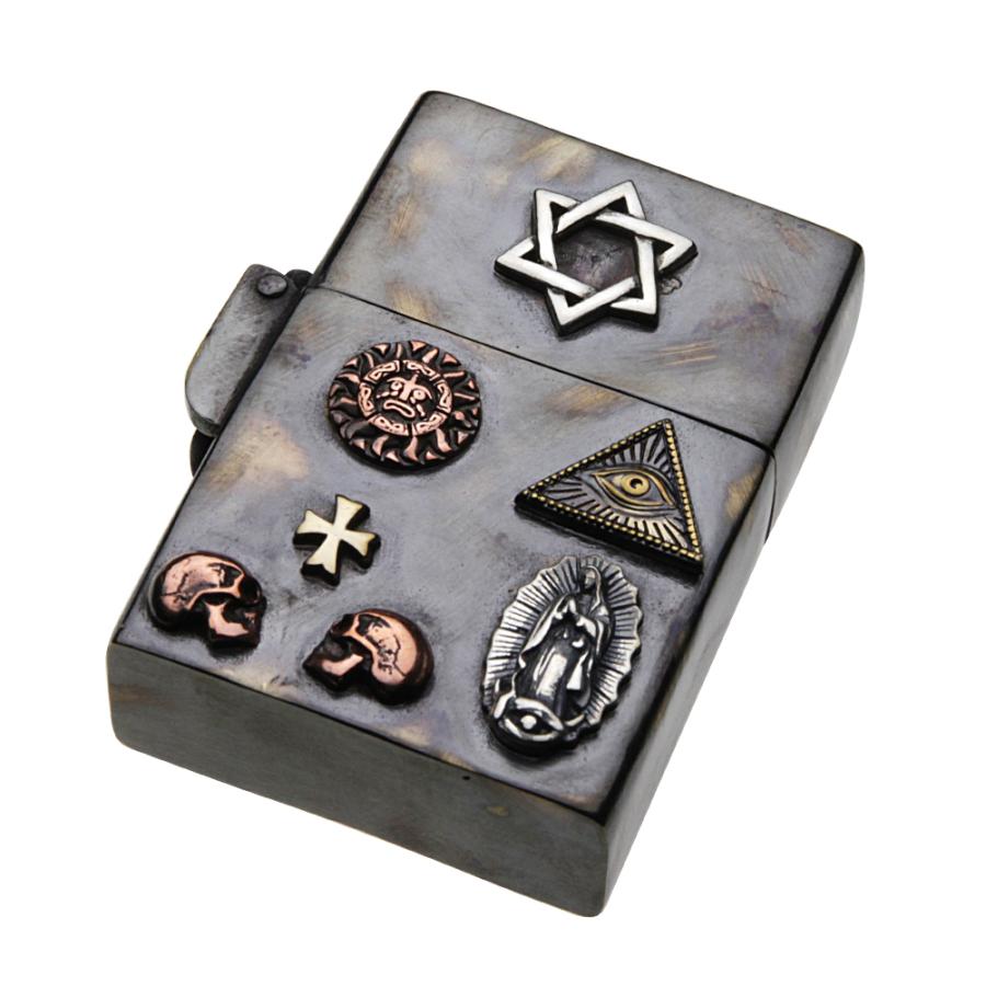 真鍮オイルライター 六芒星 メキシカン モチーフ ZIPPO ジッポ ブラス アクセサリー s0046 : FIGMART シルバーアクセサリー - 通販 - Yahoo!ショッピング