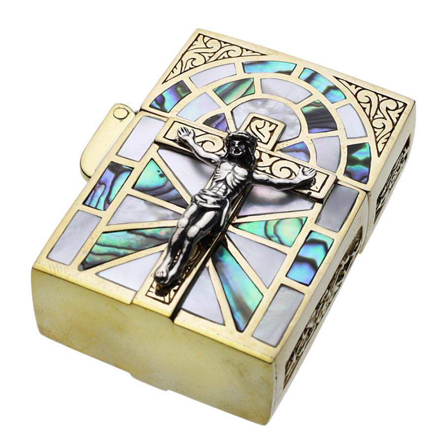 真鍮オイルライター キリストの磔刑 ZIPPO ジッポ ブラス アクセサリー s0056 : FIGMART シルバーアクセサリー - 通販 - Yahoo!ショッピング