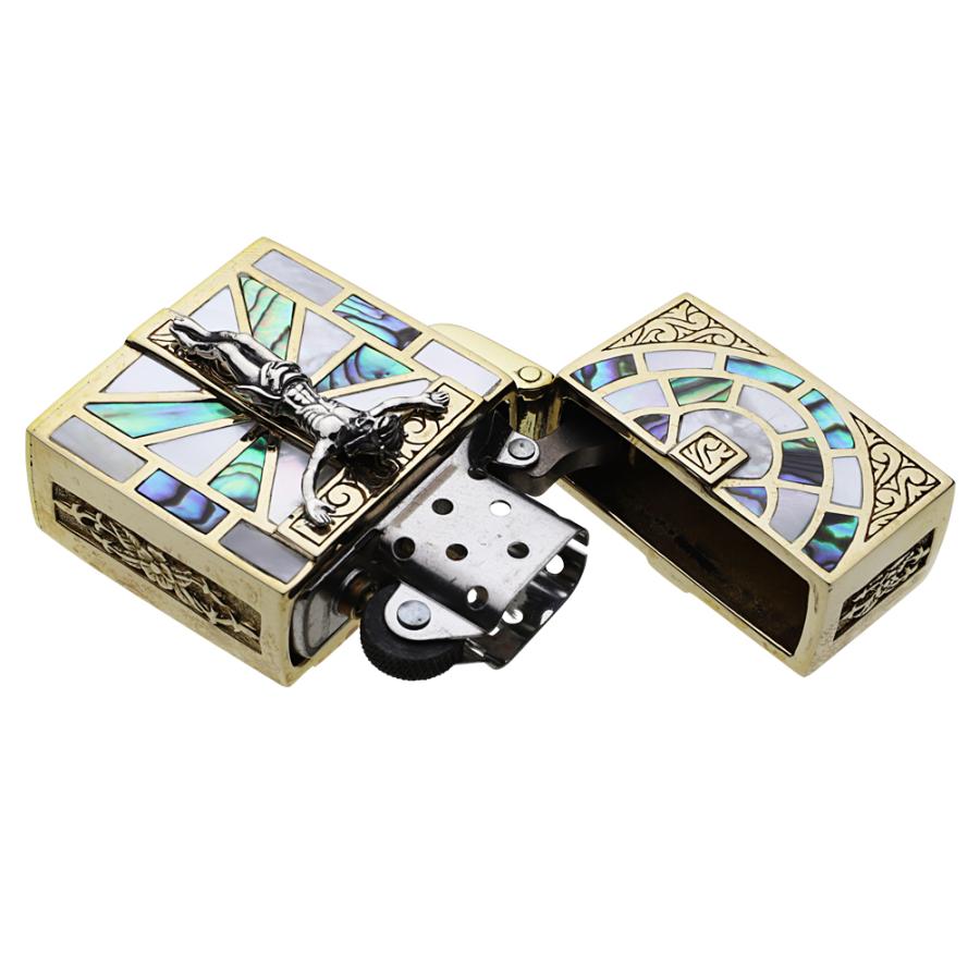 真鍮オイルライター キリストの磔刑 ZIPPO ジッポ ブラス アクセサリー s0056 : FIGMART シルバーアクセサリー - 通販 - Yahoo!ショッピング