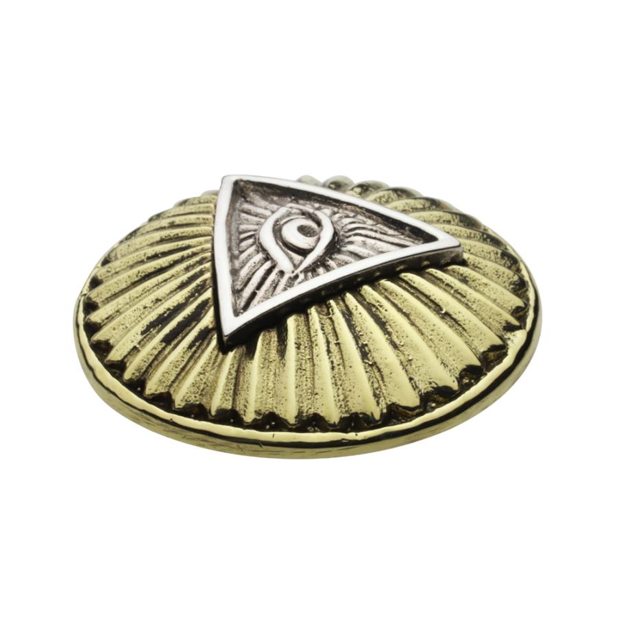 シルバーコンチョボタン シルバー925 silver925 プロビデンスの目 s0068 : FIGMART シルバーアクセサリー - 通販 - Yahoo!ショッピング