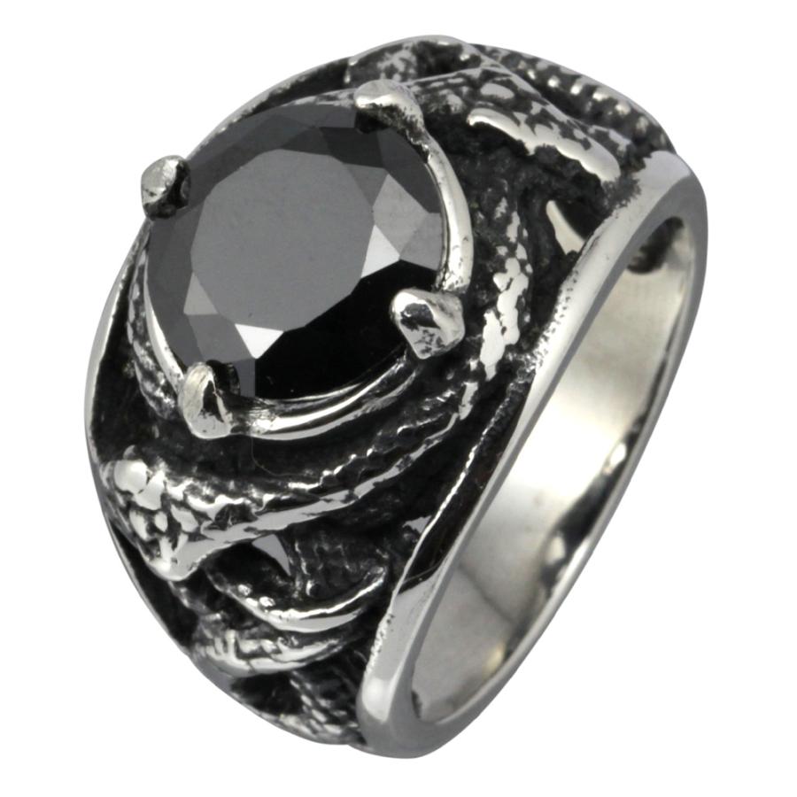 指輪 メンズ ブラックジルコニア スネーク ステンレス リング ステンレスリング ステンレスアクセサリー fr6080 : FIGMART ...