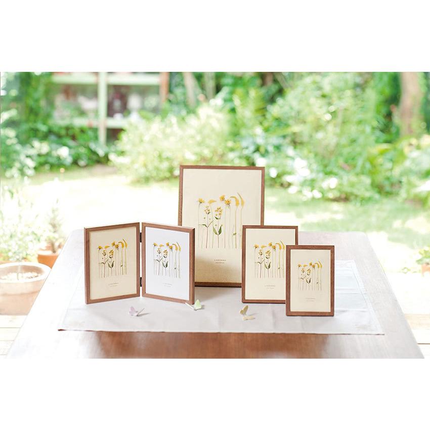 LADONNA ラドンナ フォトフレーム アバンティ 2L判×2（DF53-2LD-BR）【LADONNA PHOTO FRAME AVANTI 写真立て デザイン おしゃれ インテリア ...