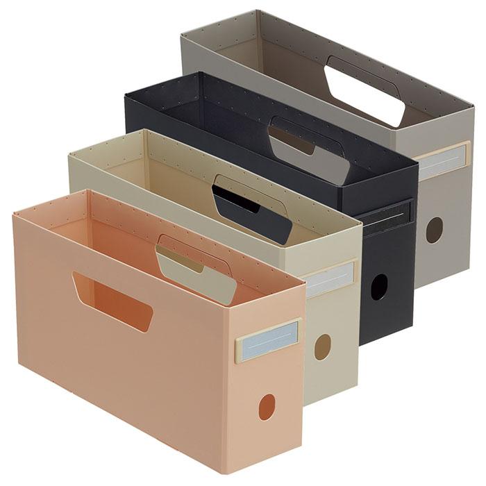 LIHIT LAB. リヒトラブ ルーミー ボックスファイル ロータイプ A4 2/3（F-290）【LIHIT Roomy BOX FILE ...