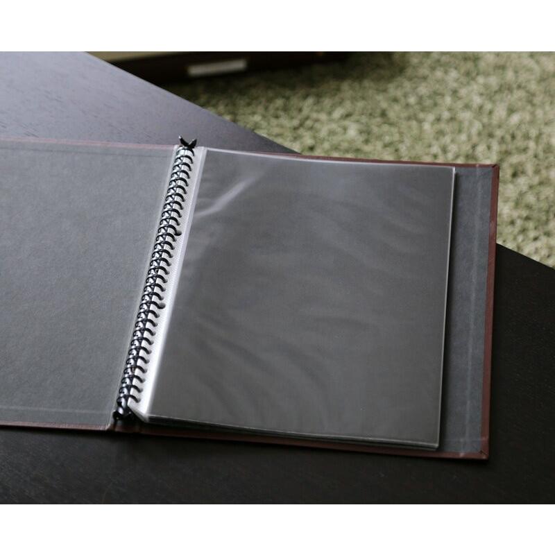 クリアファイル A4 モノクローム クリアーファイル ハーフ 差し替え式 A4Sサイズ 30穴 10ポケット PAM-139H PAMC-139H 超人気新品