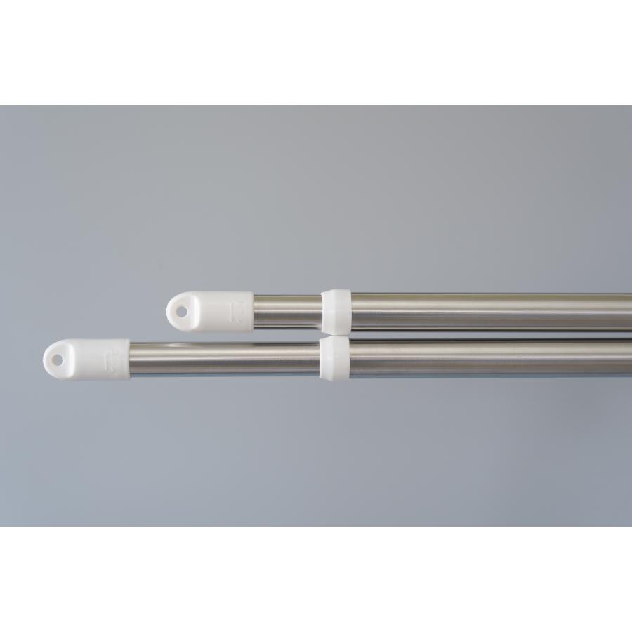 ステンレス スリム 伸縮物干し竿 パイプ直径25.4mm 1.4m〜2.5m CSM-25 2本セット : csm-25-2p : 洗濯用品の ...
