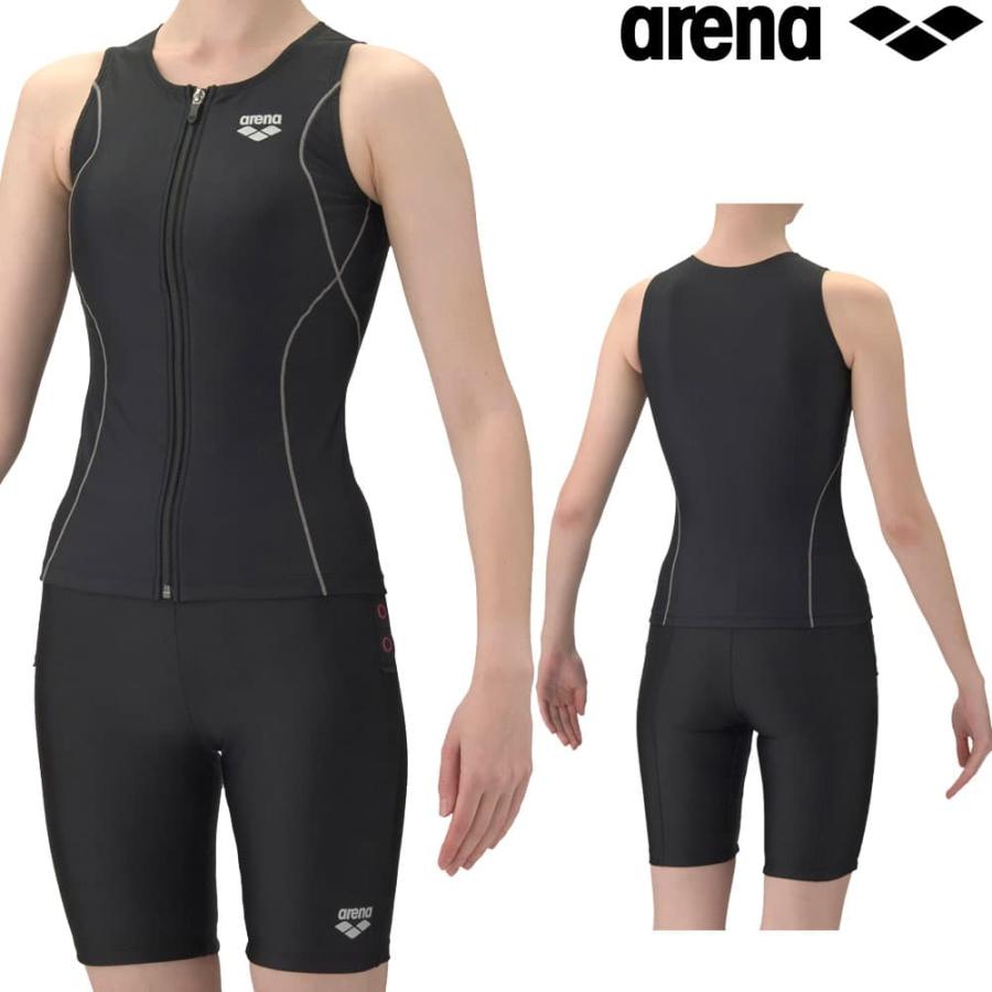アリーナ（arena） フィットネス水着 レディース すらっとセパ ダブル