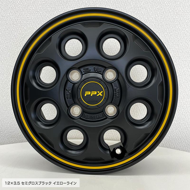 ブリザック 軽トラ 軽バン VL10 145/80R12 LT PPX MIL8 12×3.50B ハイゼット アトレー スタッドレス タイヤホイールセット 4本セット : Eタイヤショップ ...