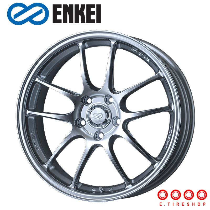 ENKEI エンケイ PF01 18×7.0J PCD114.3 5H INSET+38 ボア径φ75 スパークルシルバー SS 18インチ パフォーマンスライン ホイール 単品1本 : E ...