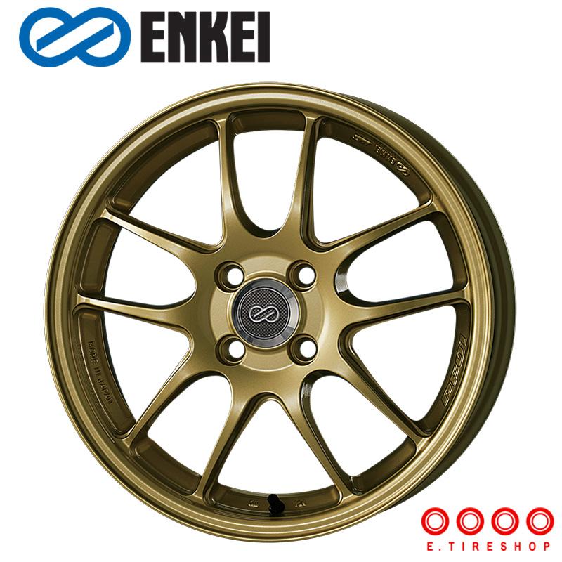 ENKEI エンケイ PF01 18×8.0J PCD114.3 5H INSET+45 ボア径φ75 ゴールド G 18インチ パフォーマンスライン ホイール 単品1本 : Eタイヤショップ ...