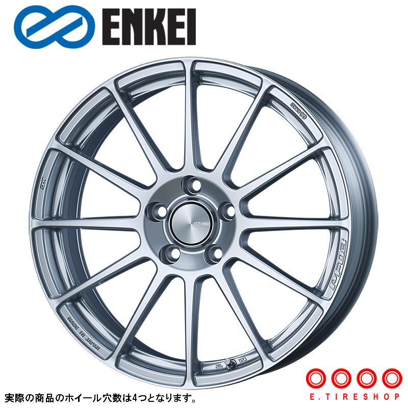 ENKEI エンケイ PF03 15×6.0J PCD100 4H INSET+45 ボア径75 スパークルシルバー SS 15インチ パフォーマンスライン ホイール 単品1本 : Eタイヤ ...