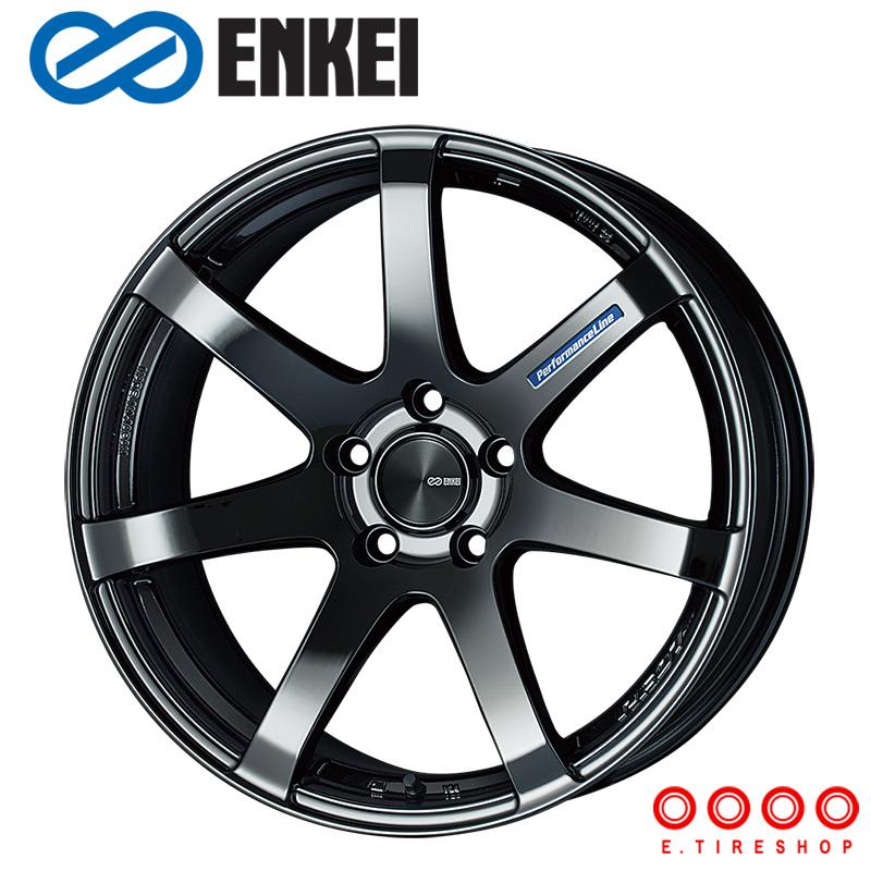 ENKEI エンケイ PF07 18×7.5J PCD114.3 5H INSET+48 ボア径75φ SBK 18インチ パフォーマンスライン ホイール 単品1本 : Eタイヤショップ ...