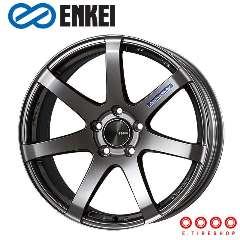 ENKEI エンケイ PF07 18×7.5J PCD100 5H INSET+48 ボア径75φ ダークシルバー DS 18インチ パフォーマンスライン ホイール 単品1本 : Eタイヤ ...