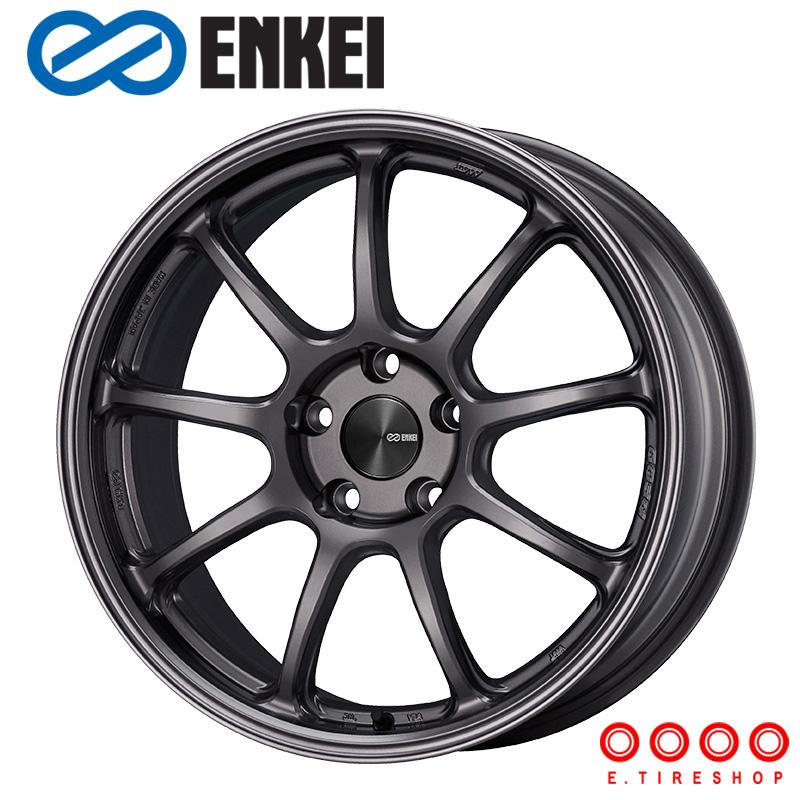 ENKEI エンケイ PF09 18×9.5J PCD114.3 5H INSET+27 ボア径φ75 ダークシルバー DS 18インチ パフォーマンスライン ホイール 単品1本 : Eタイヤ ...