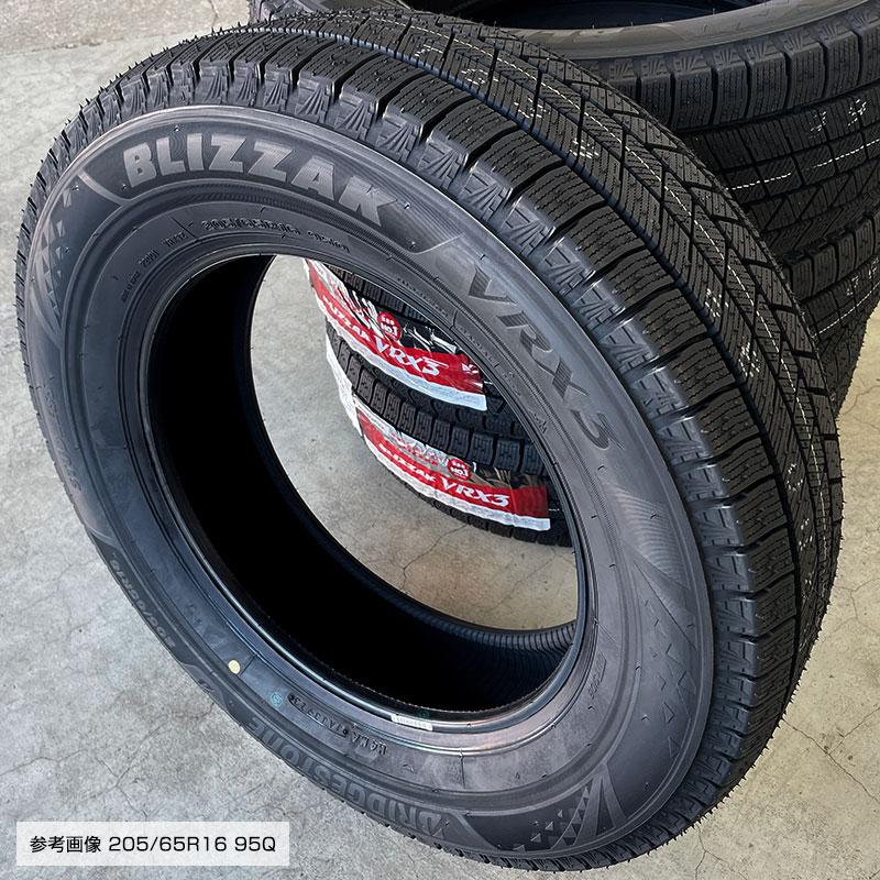 ブリザック VRX3 205/65R16 95Q AZスポーツ RC10 16×6.5 PCD114/5H +48 グロスブラック GBK ヤリスクロス スタッドレスタイヤ 4本ホイールセット ...