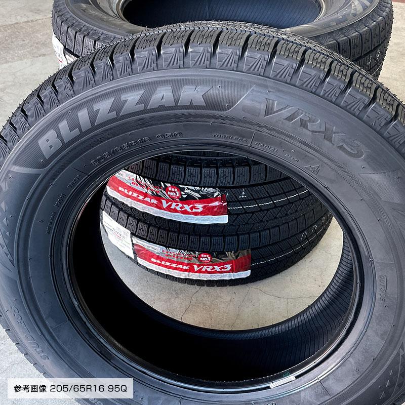 ブリザック VRX3 205/65R16 95Q AZスポーツ RC10 16×6.5 PCD114/5H +48 グロスブラック GBK ヤリスクロス スタッドレスタイヤ 4本ホイールセット ...