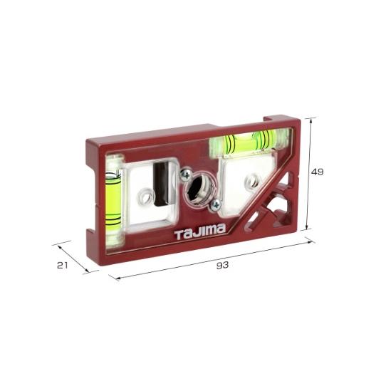 Tajima タジマ SFDKL-C93R クリアレッド 93mm セフ電工レベル93 TJM TAJIMA : e-toolショッピング - 通販 - Yahoo!ショッピング