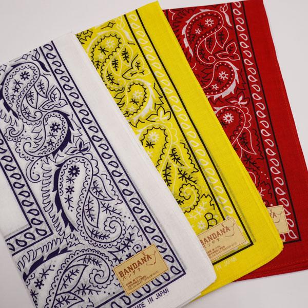 ハンカチ バンダナ ペイズリーC 日本製 53×53cm 透明袋入り : e-たおるやヤフー店 - 通販 - Yahoo!ショッピング