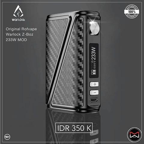 Rofvape Warlock Z Box 233 Mod Kit with 4ml Gale Tankロフベイブウォーロック : e ...