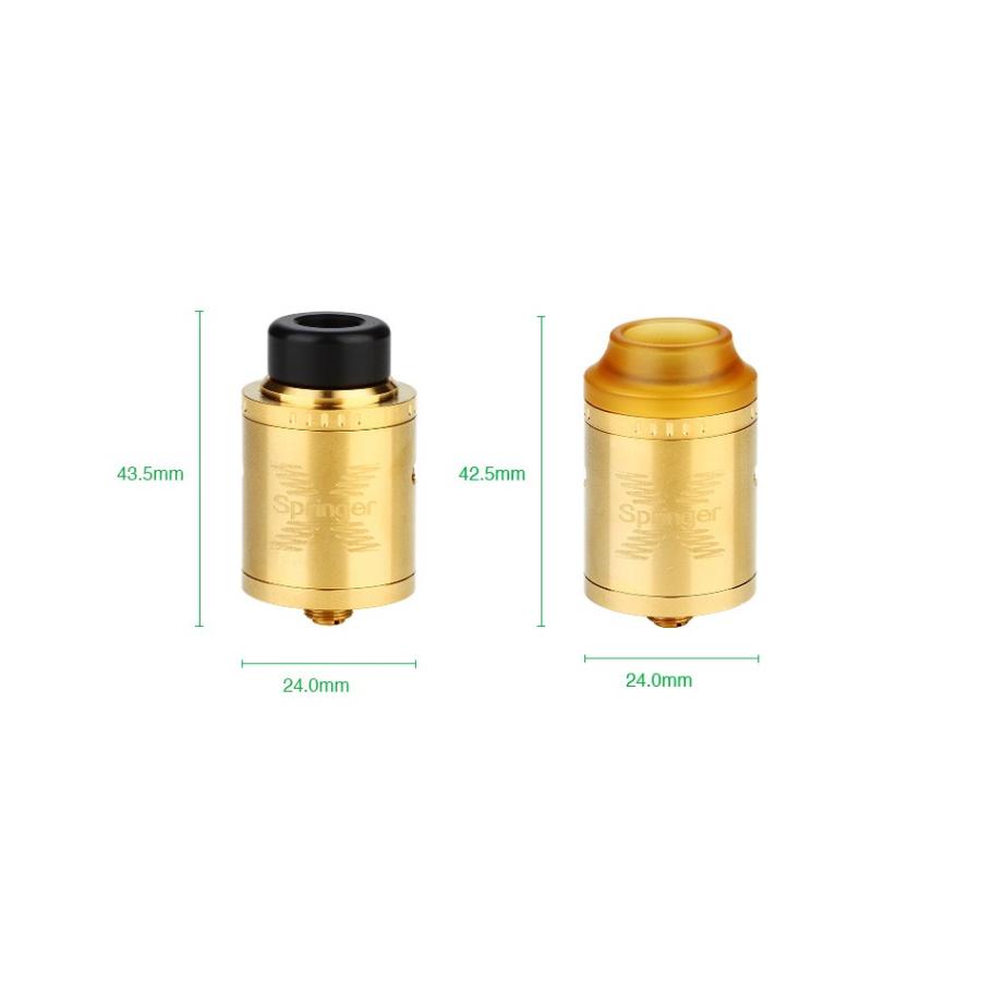 Tigertek Springer X RDA 工具要らずのスプリング式 : e-vapejp - 通販 - Yahoo!ショッピング