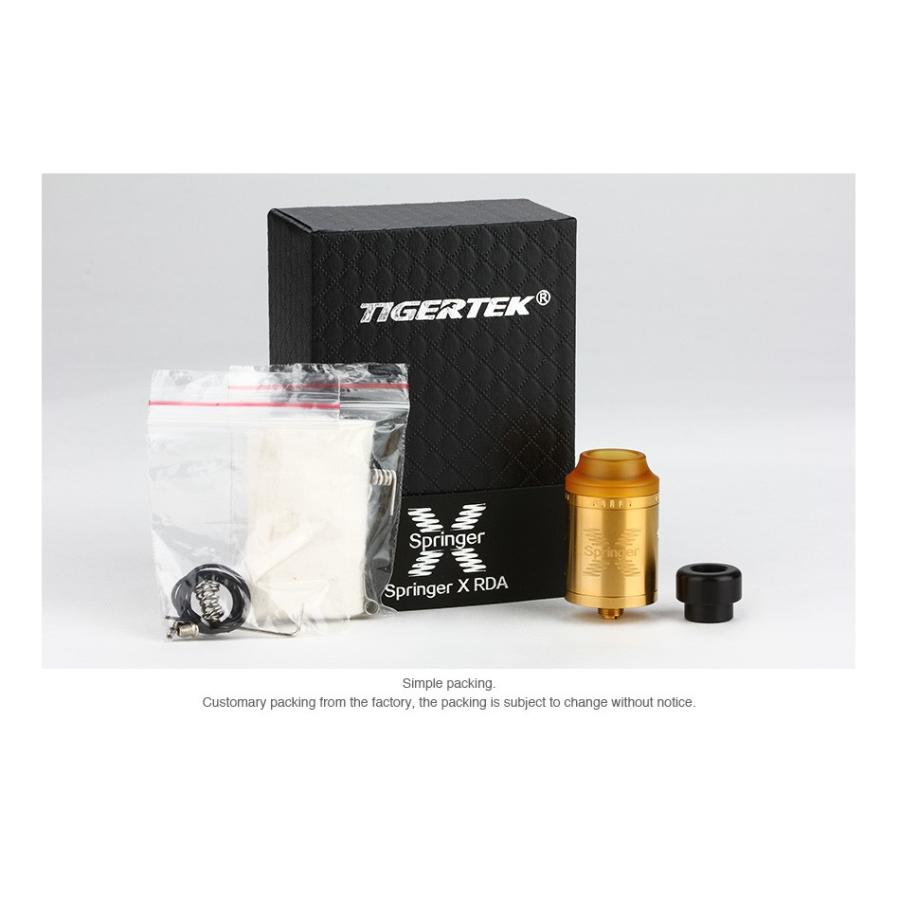 Tigertek Springer X RDA 工具要らずのスプリング式 : e-vapejp - 通販 - Yahoo!ショッピング