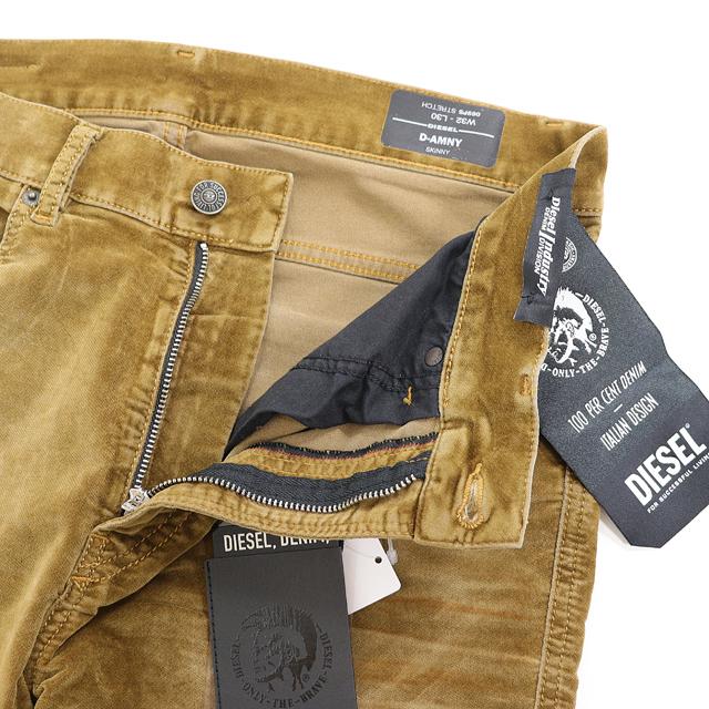 ディーゼル（DIESEL）メンズ 訳あり スキニーパンツ ブラウン系 D-AMNY （サイズ 26 28 30 32）*hm1008 ...